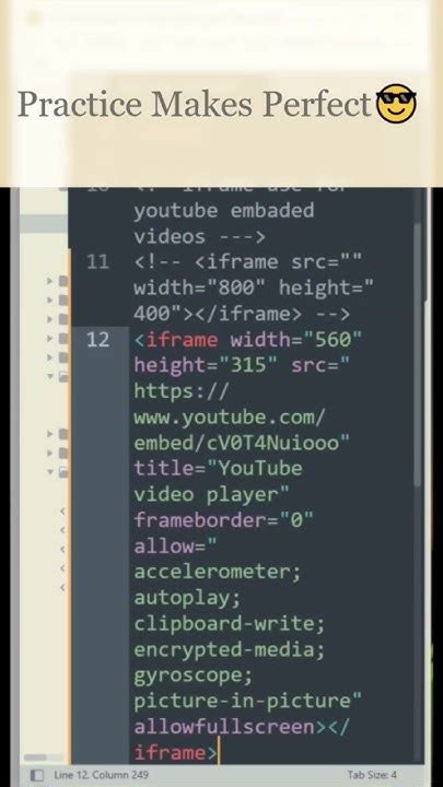 How Can Embedded Youtube Video Using Iframe In Html Youtube Video Ko