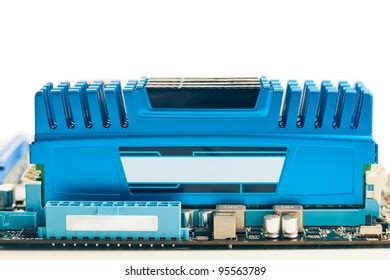 Ddr Ram Memory Installed On Motherboard Stock Photo Shutterstock
