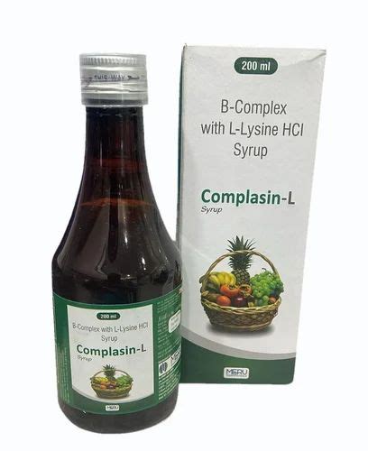 Complex With L Lysin Syp Mixed Fruit Flavour 200 Ml At ₹ 145 Bottle In Panchkula