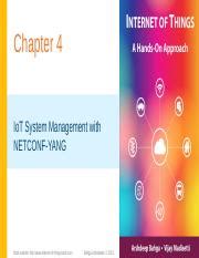 Module IoT System Management Pptx Chapter IoT System Management With NETCONF YANG Book