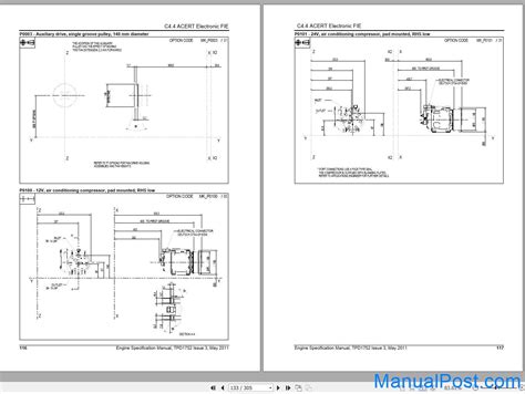 Cat Engine C4 4 Acert Specification Manual Manualpost Instant