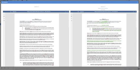 document compare easily compare document versions