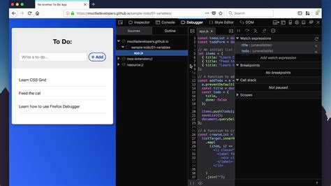 Firefox Devtools Playground Debugger Overview Youtube