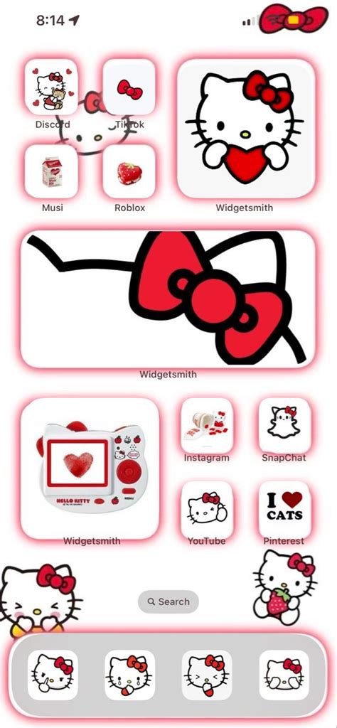 Hello Kitty Layout Hello Kitty Themes Hello Kitty Iphone Background