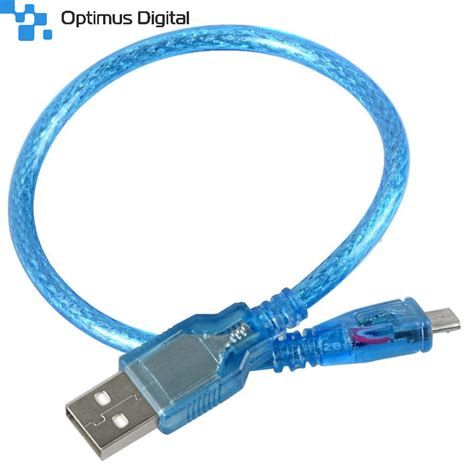 30 Cm USB AM B Mini Blue Cable For Arduino Nano