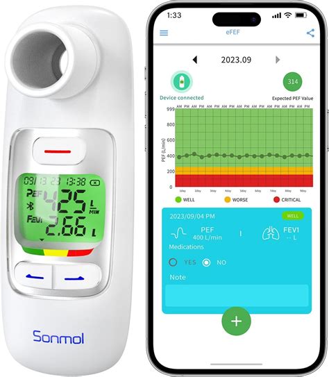 Bluetooth Peak Flow Meter For Asthma And Copd Philippines Ubuy