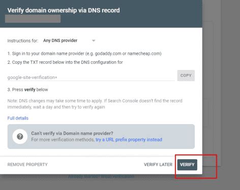 How To Verify Domain Ownership Via DNS Record Dopinger Blog