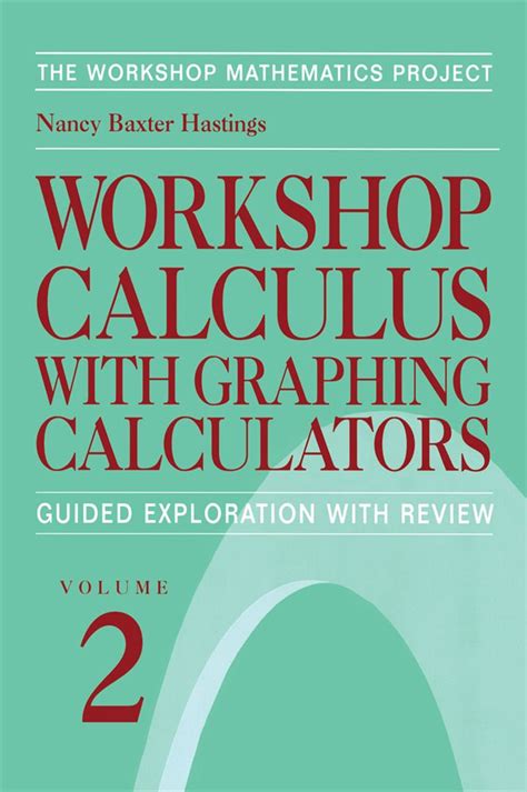 Workshop Calculus With Graphing Calculators