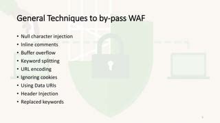 Web Application Firewall PPTX Internet Computing