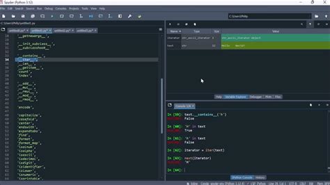Spyder 6 Ide Text Datatypes Str Bytes And Bytearray Classes Youtube