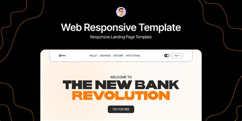 Web Responsive Template Landing Page Figma