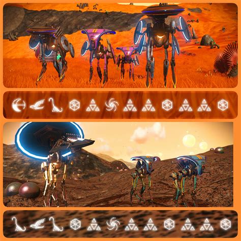 2 Robot Planets In The Same System Orange Grass Lush World And Bubble 2 Robot Planets In The Same System Orange Grass Lush World And Bubble