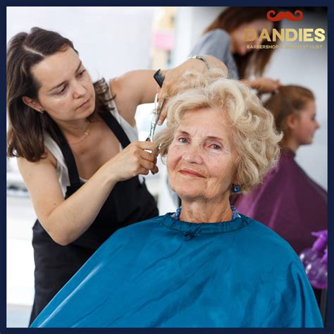 Senior Haircut In Nursing Center In Palo Alto