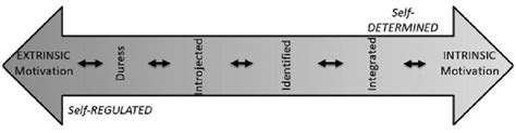 The Motivation Spectrum In Self Determination Theory Download Scientific Diagram