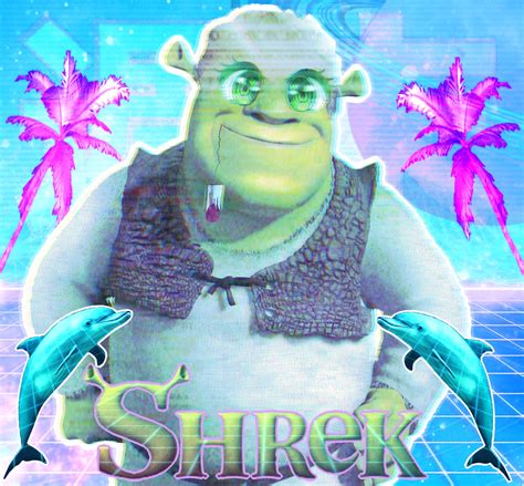Shrek Vaporwave By Cattonugget On Deviantart