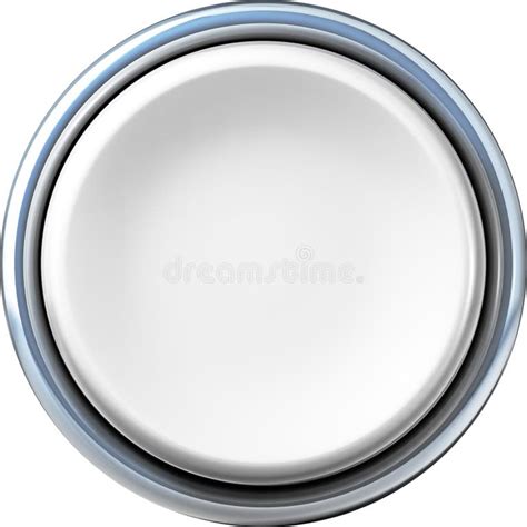 Dimensional Silver Button Stock Illustrations 1051 Dimensional Silver Button Stock
