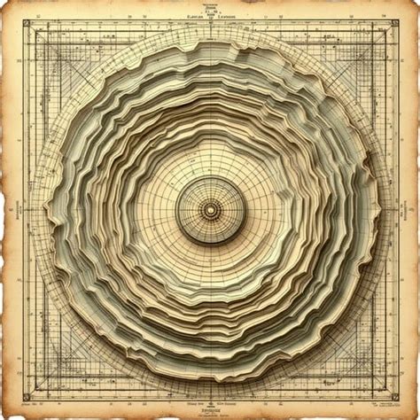 Free Circular Topographic Map Image Topographic Vintage Circular Download At Stockcake
