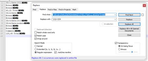 Findreplace Regex Missing Digits · Issue 9750 · Notepad Plus Plusnotepad Plus Plus · Github