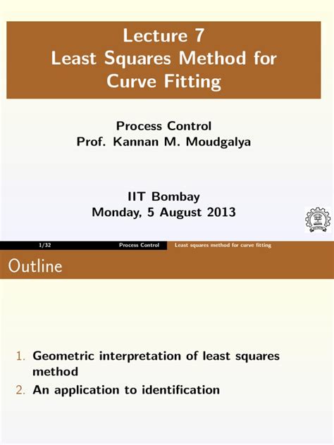 Least Squares Method For Solving An Overdetermined System Application