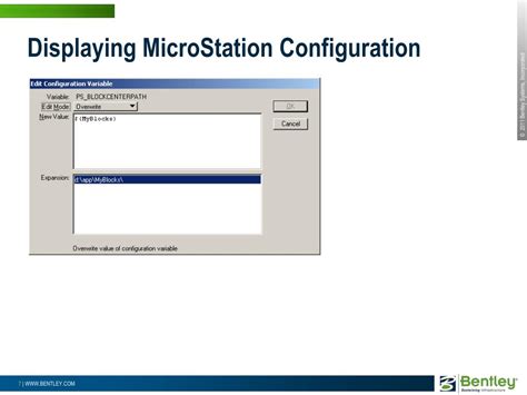 ppt variables in prostructures ss6 configuration powerpoint