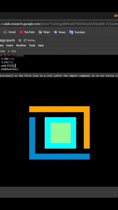 Making Of 💯💯amazing 😱 Design 139 💥💥 Using Python👈 Watch 😎 Now Pythonturtle Shortsfeed Shorts