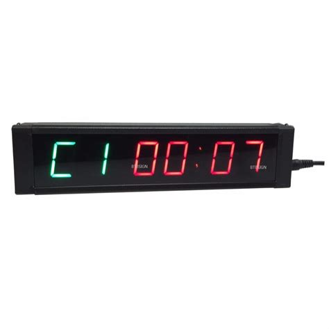 Green Crossfit Timer 1 High 6 Digits Led Interva Grandado