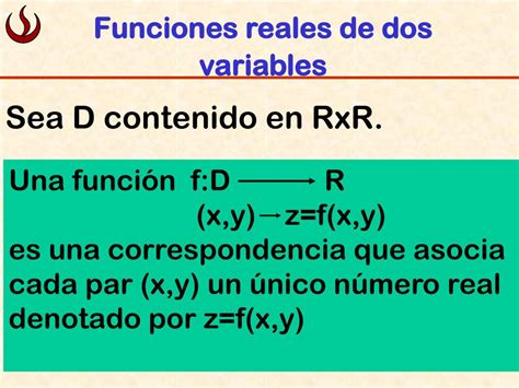Ppt Funciones Reales De Varias Variables Powerpoint Presentation Free Download Id 5501607