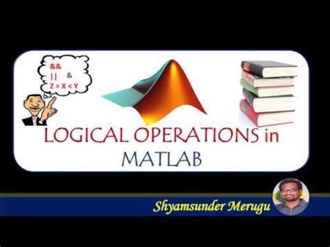 LOGICAL OPERATIONS USING MATLAB YouTube