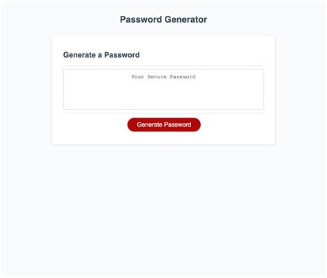 Github Johndallasmoorepassword Generator