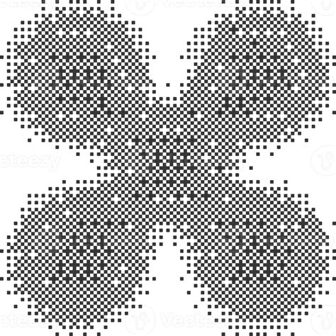 Pixel Pattern Shape Textured With Bitmap Y2k Dither Gradient Retro Star With Old Computer Game