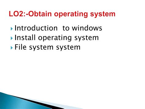 installing and optimizing operating system software pptx