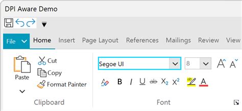 Dpi Support Telerik Presentation Framework Telerik Ui For Winforms