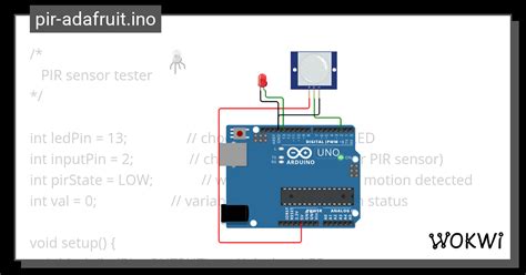 Pir O Copy Wokwi Esp32 Stm32 Arduino Simulator