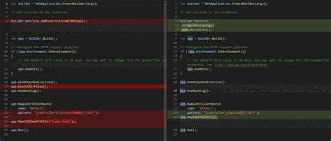 How To Breaking Aspnet Core With Angular Project Into Frontend And