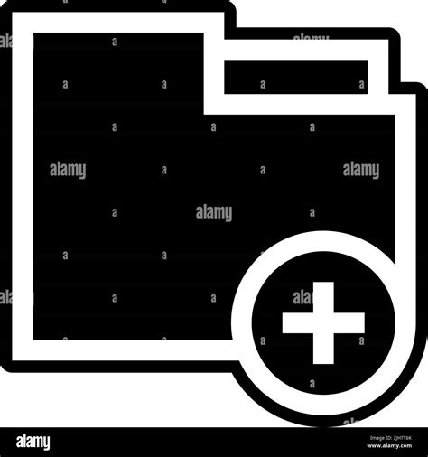 user interface add folder icon stock vector image and art alamy