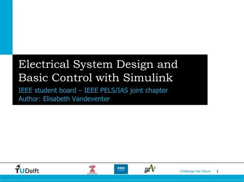 PPT Electrical System Design And Basic Control With Simulink
