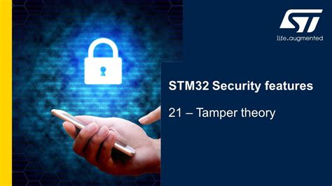 Security Part3 Stm32 Security Features 21 Tamper Theory Youtube