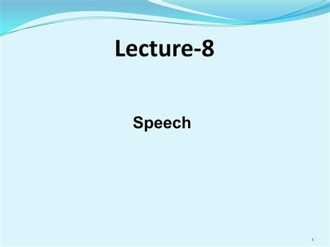 lecture 8 giving speech ppt