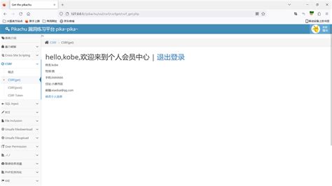 pikachu CSRF Bin Go 博客园
