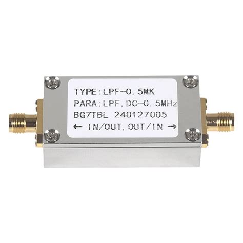 Lpf Low Pass Filter 500m Lc Lpf 05mk Sma Interface Dc 05mhz Lpf For Fm Walmart Business