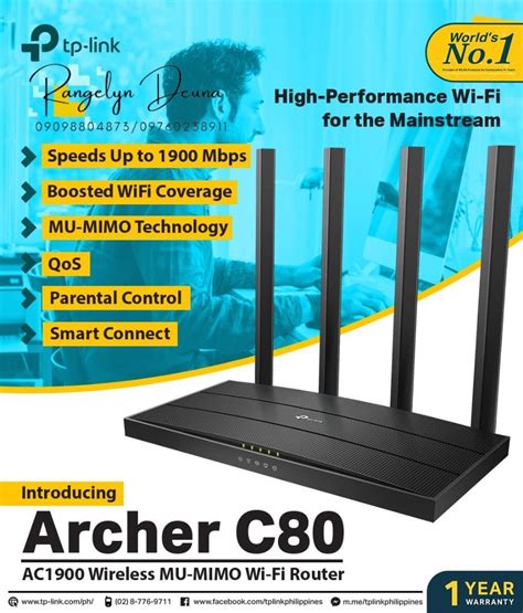 Tp Link Archer Router Mu Mimo Dual Band Computers Tech Parts
