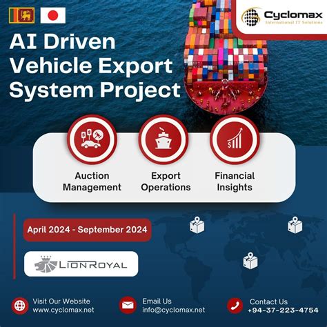 Cyclomax Software Solutions On Linkedin Cyclomax Erp Vehicleexport Lionroyal Japan