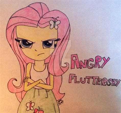 Angry Fluttershy By Alikatt0 On Deviantart