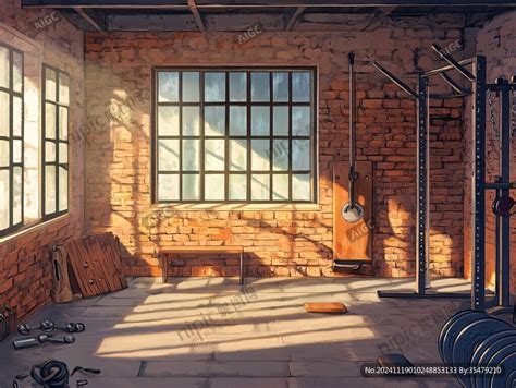 Ai创作图室内健身场景 健身房壁纸 运动馆插画 阳光健身房 锻炼房间 室内健身工作室 落地窗健身房 苗条运动室 健身房室内 锻炼房间里 锻炼房 健身房背景棚拍 运动工作室 锻炼室 运动室