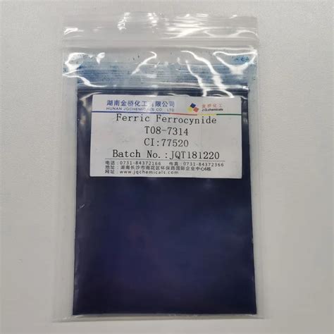 High Qualität Ferric Ferrocyanide Ci 77510 Cas 14038 43 8 Chinese Blue