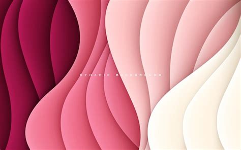Premium Vector Dynamic Wavy Background Gradient Dimension Layers