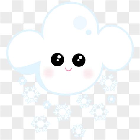 download cheerful cloud enjoying snowfall png online creative fabrica