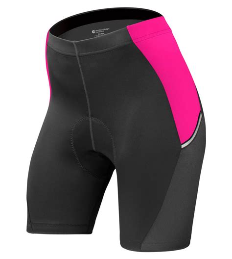 Womens All Day Padded Cycling Shorts With Reflective Pockets