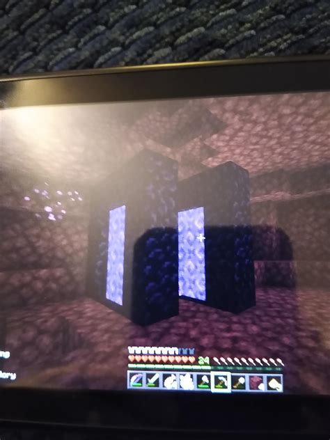 My Game Crashed In The Nether And When I Came Back There Were Two Portals R Minecraft