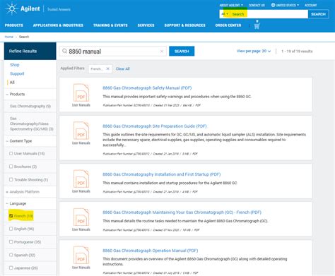 Agilent 8860 Gc French Manual Forum Gas Chromatography Agilent Community